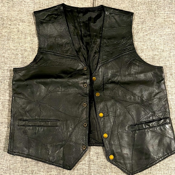 Jackets & Coats | Vintage Leather Vest | Poshmark